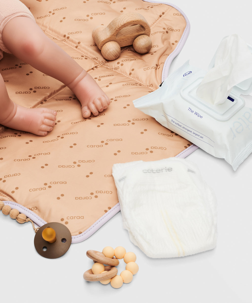 Baby Changing Mat Nylon | Unisex Diaper Changing Mat by Caraa